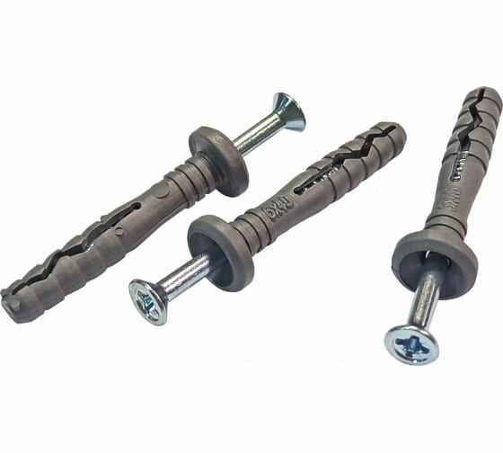 Дюбель-гвоздь Daxmer 6х40 гриб, полипропилен, 200 шт. 333560