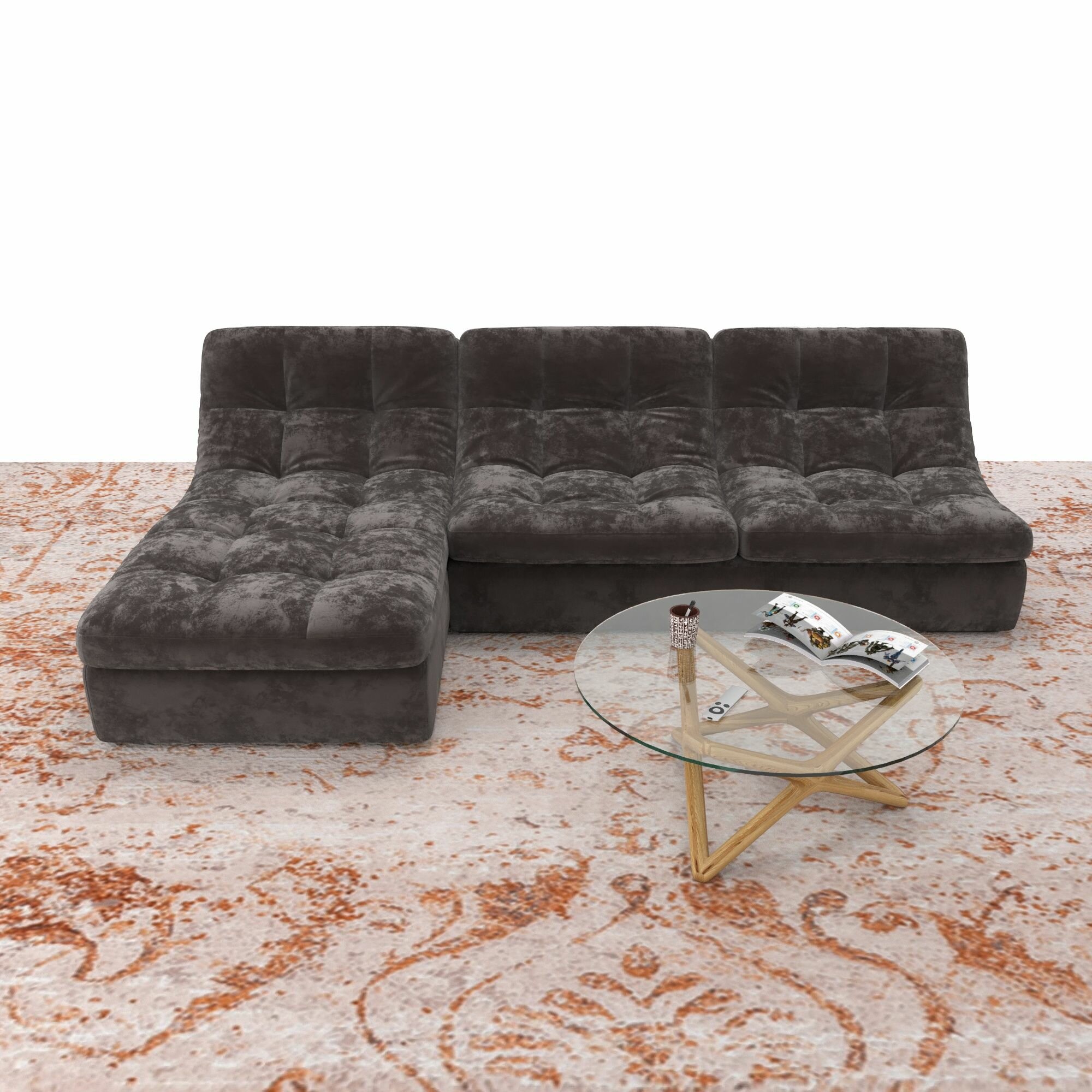 Монреаль - модульный диван, серия Relax, долговечный ППУ