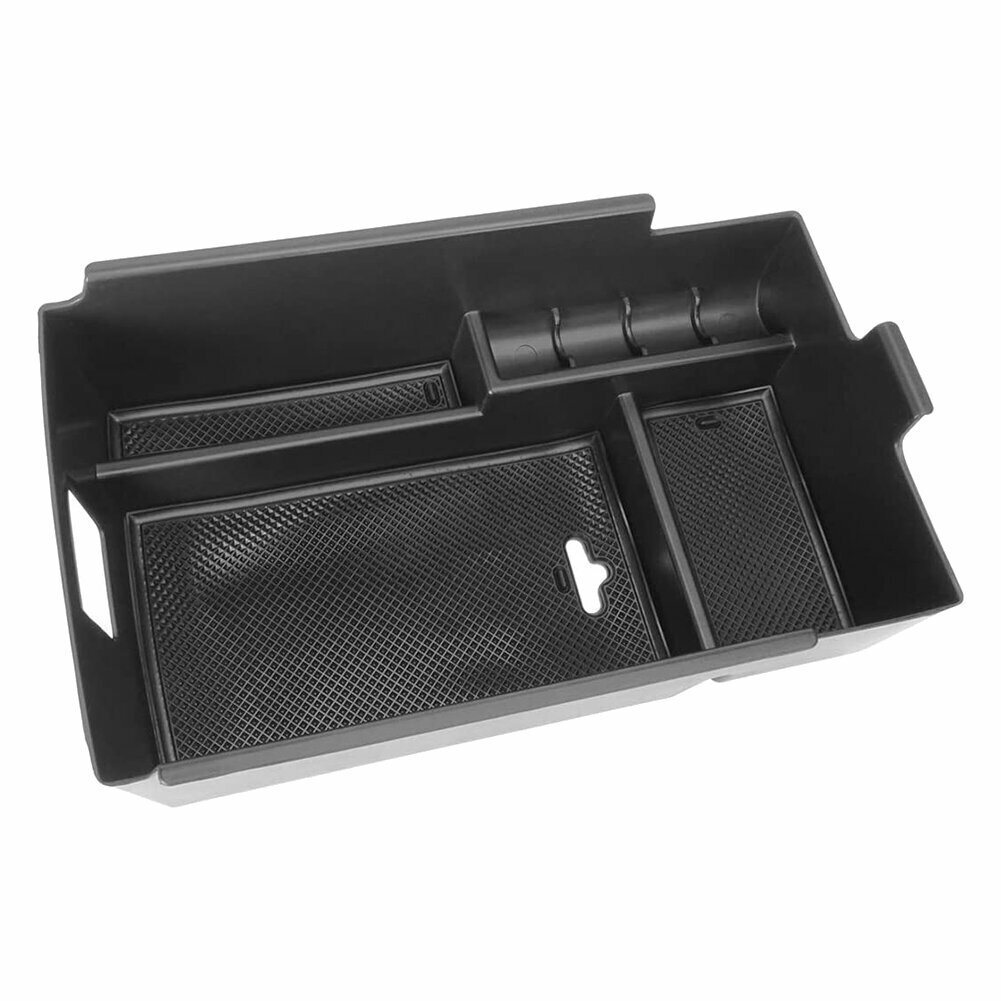 Держатель ящика для хранения в подлокотнике центральной консоли MyPads R 456194 для Chevy Equinox (2016-2020г), пластиковый ящик, с резиновыми накл.