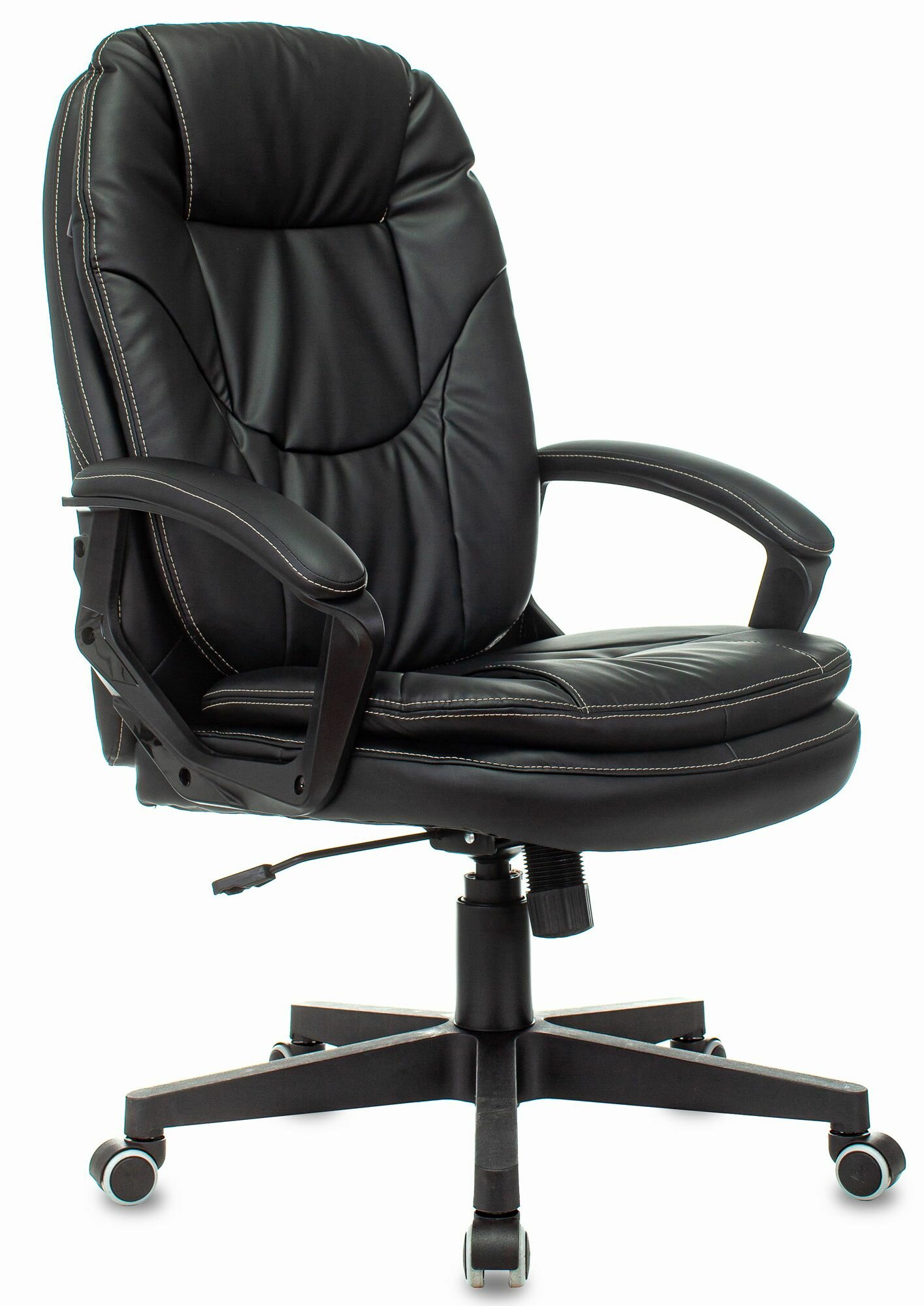 Кресло офисное Бюрократ CH-868N, черный, экокожа