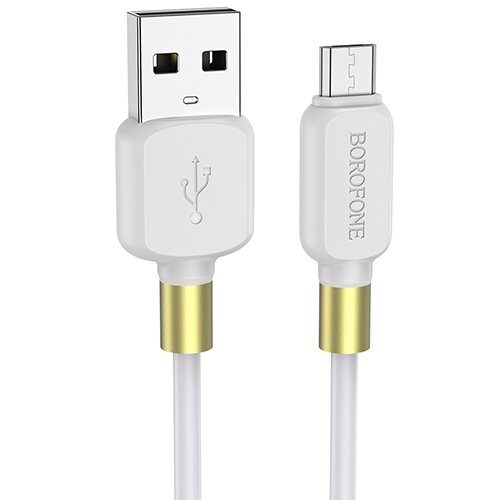 Кабель USB-Am/MicroBm 2.0 Borofone BX59 White - 1м белый