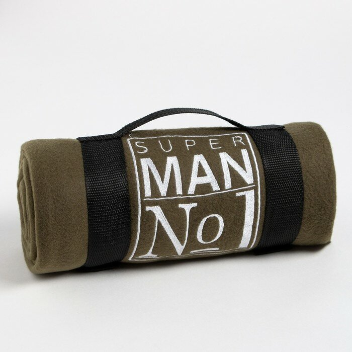 Плед "Этель" Super man 130х150 см, 100% п/э, флис 160 гр/м2, 4682657