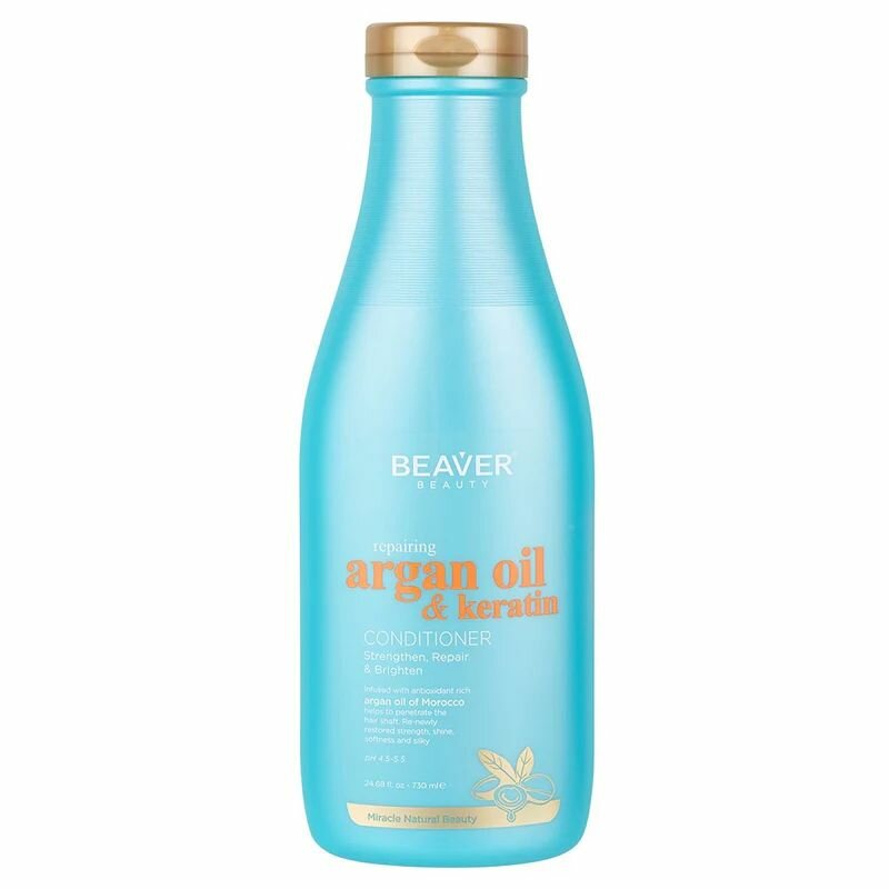 BEAVER Кондиционер для волос Argan Oil & Keratin Conditioner (730 мл)