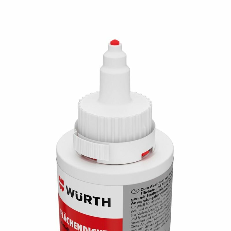 Герметик фланцевый DOS оранжевый 50 г, Wurth