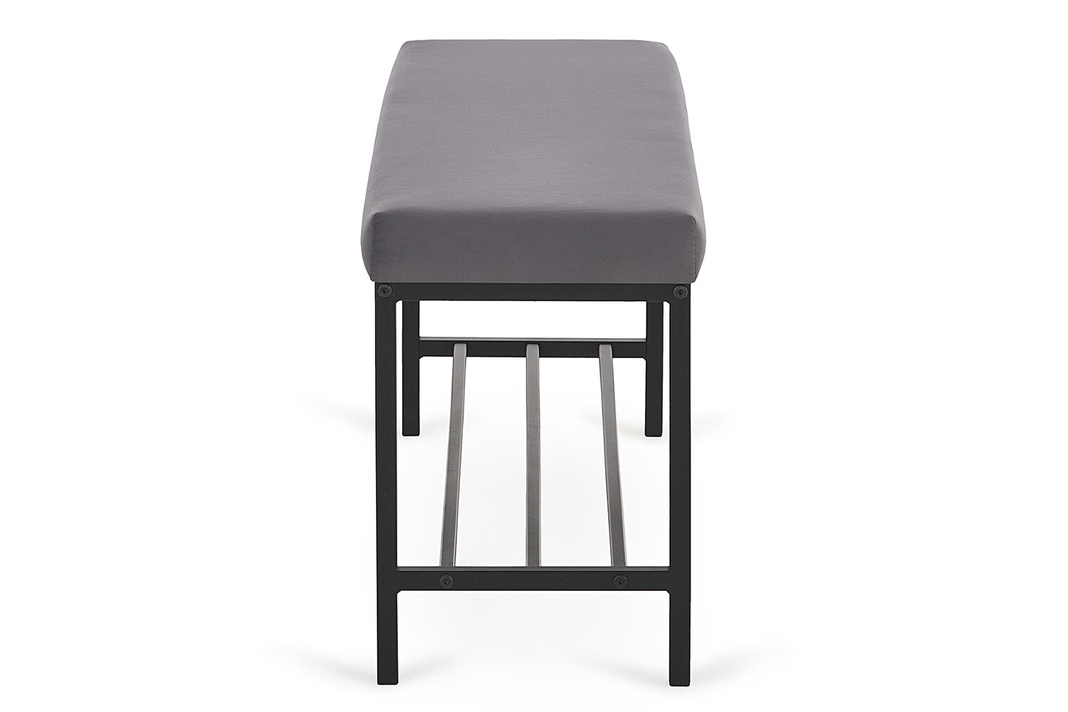 Банкетка в прихожую Hoff Лайт, 95х46х32 см, с полкой для обуви, серый — фото 1