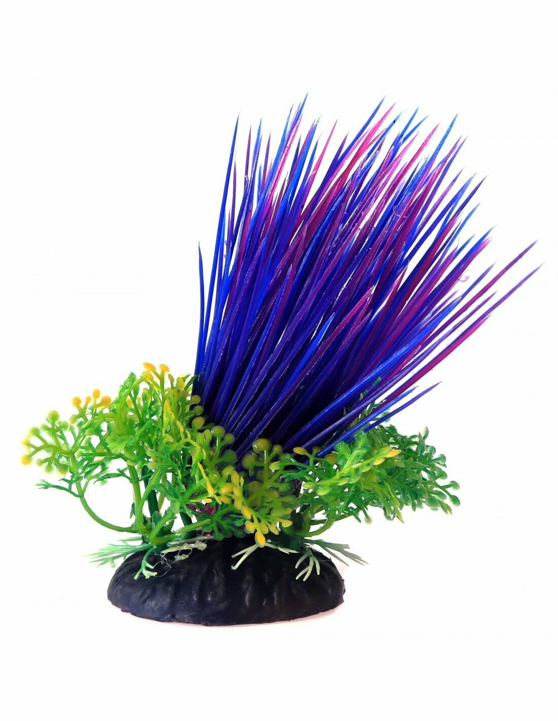 Homefish Лилеопсис лиловый растение для аквариума пластиковое с грузом, 12 см