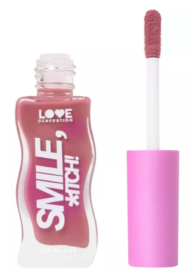 Блеск для губ Love Generation Smile, *itch! тон 02 холодный розовый, 10 мл