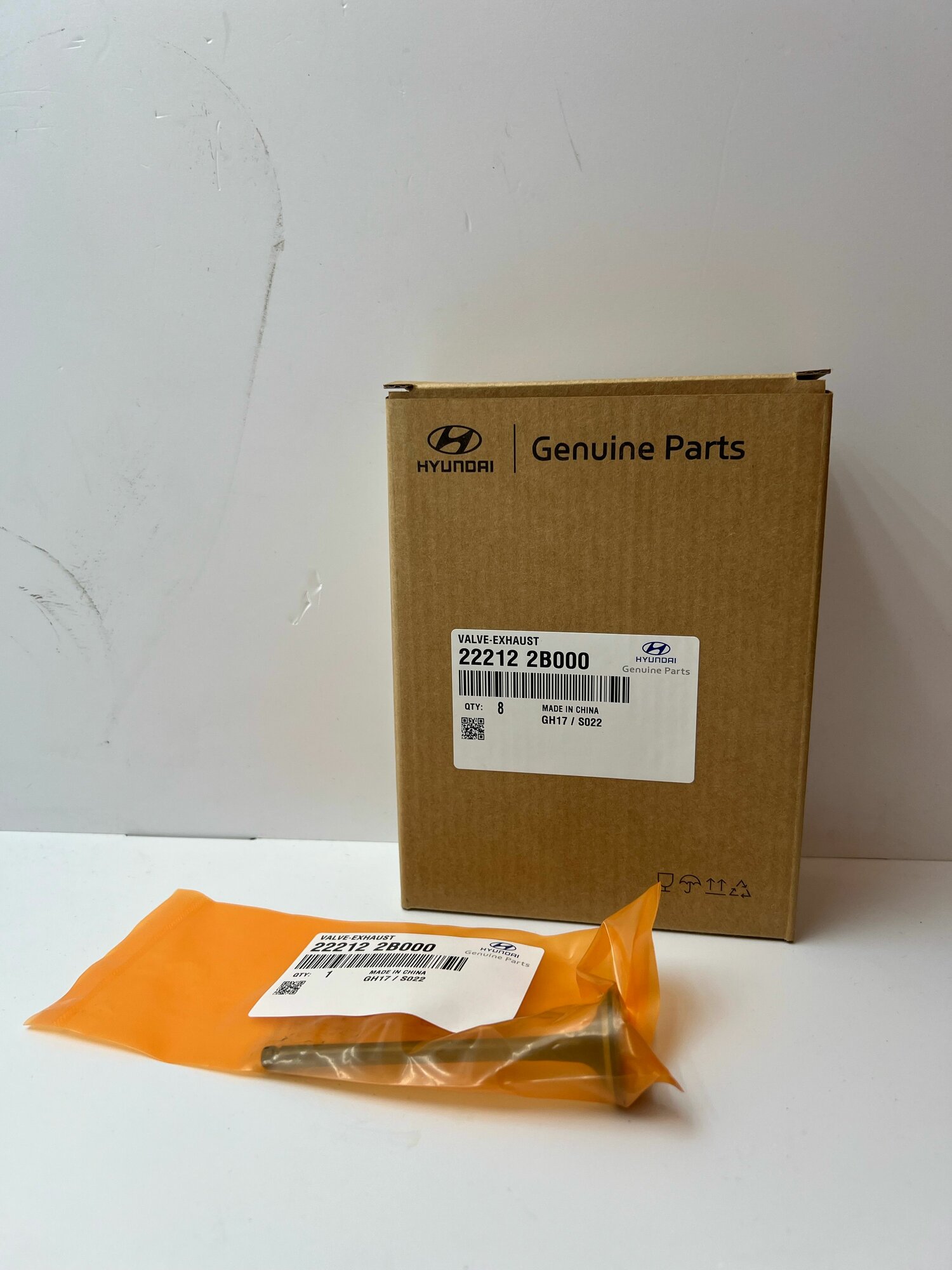 Клапан 222122B000 Hyundai / KIA (8 шт)