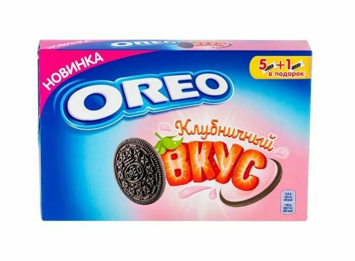 Oreo Печенье со вкусом клубники 228 г