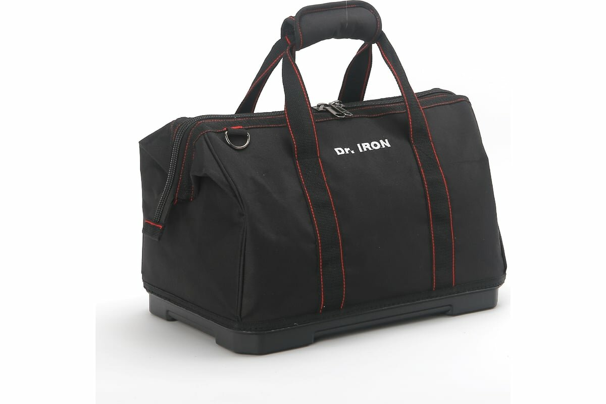 Dr. IRON Сумка для инструмента с пластиковым дном 420x235x270 мм DR1024 удобная