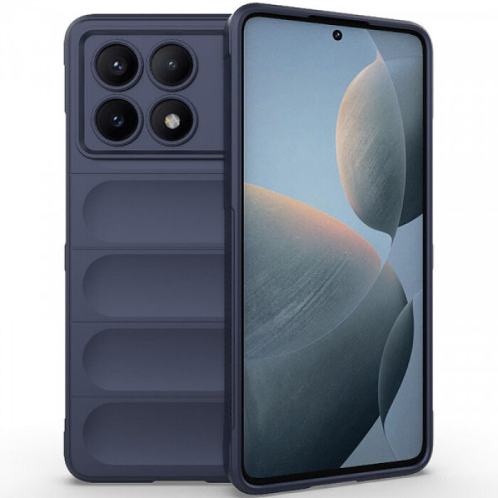 Flex Silicone Противоударный чехол для Xiaomi Poco X6 Pro 5G / Redmi K70E с защитой камеры и микрофиброй