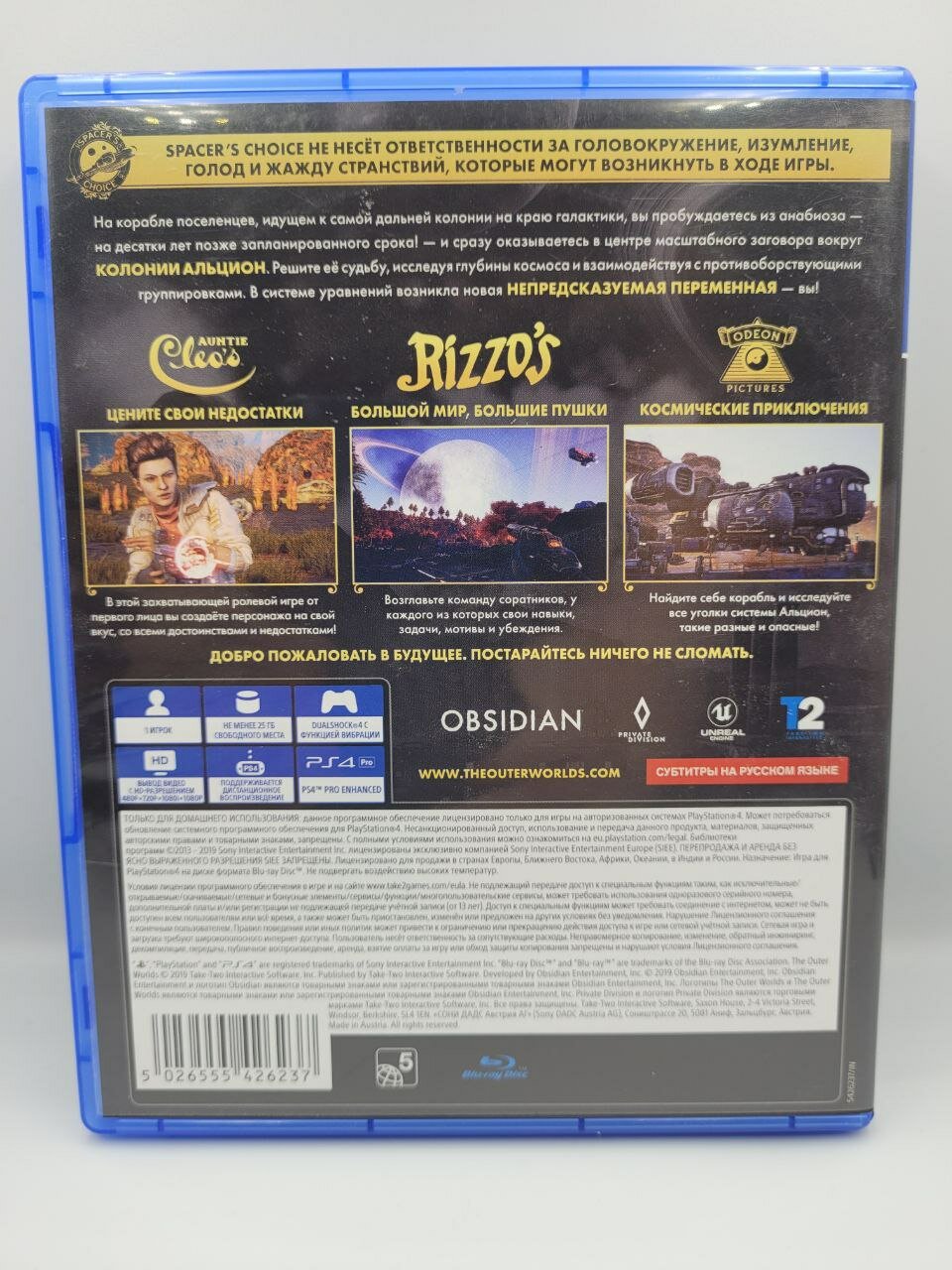The Outer Worlds PS4 (рус. суб.) — фото 1
