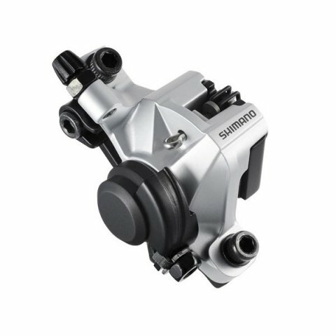 Тормоз дисковый механический SHIMANO EBRM375MPRS, серебро