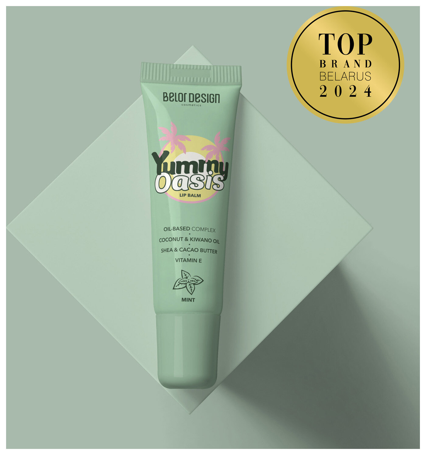 Бальзам для губ Belor Design Бальзам для губ YUMMY OASIS MINT - Белорусская косметика