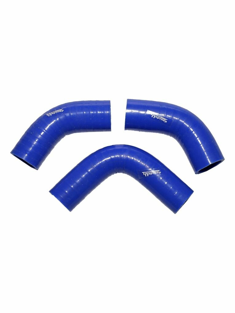 Патрубки радиатора УАЗ-452,469 дв. УМЗ-417 (90л/с) (3 шт.) силикон ТехноПартнер