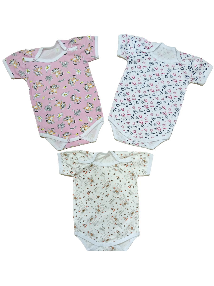 Боди базовая, комплект из 3 шт.