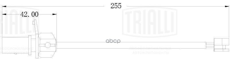 Датчик износа торм. колодок AUDI Q5 -15 пер. подв. Trialli арт. PFS4170