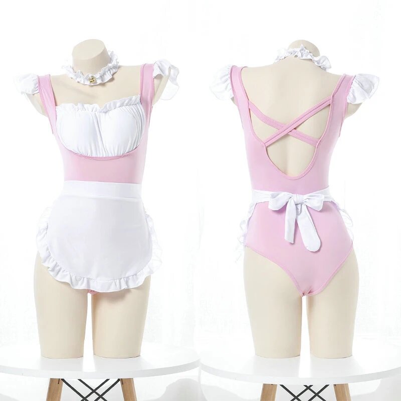 Костюм горничной AniLV Розовый, G