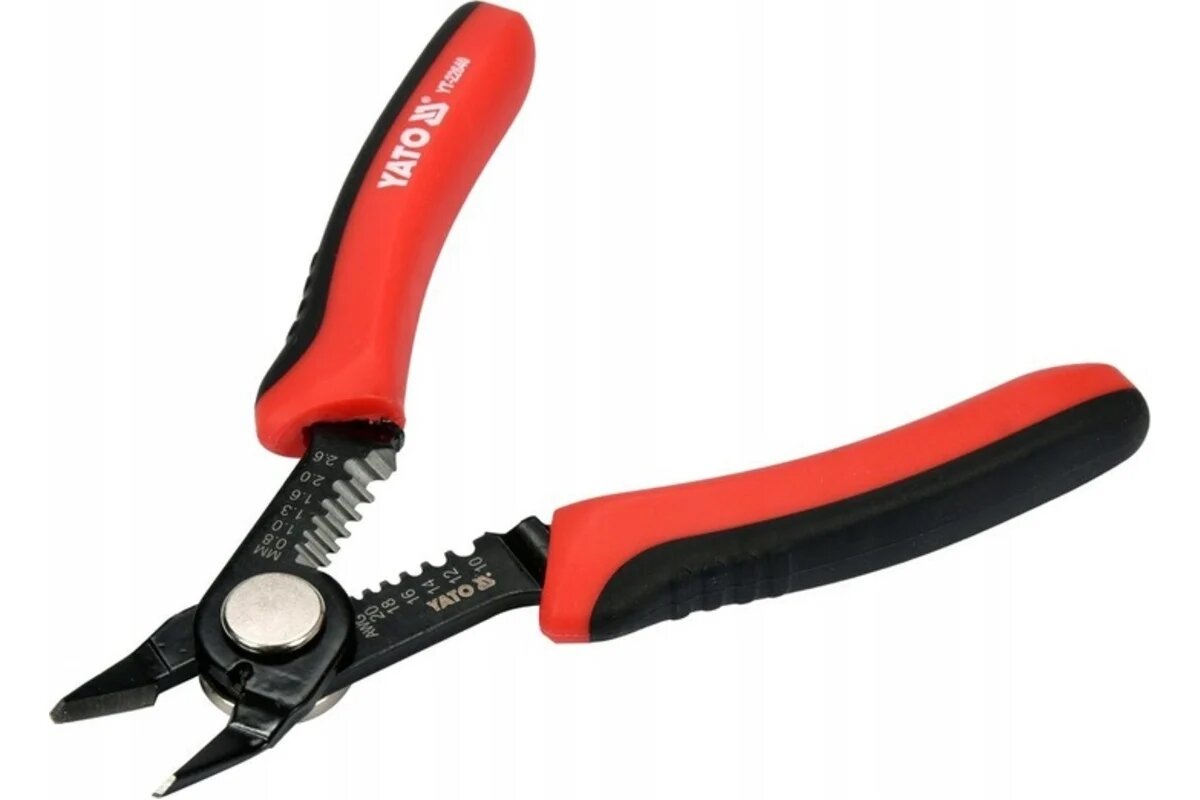 Пассатижи YATO 140 мм со съемником YT-22640 для точного захвата и снятия кабелей
