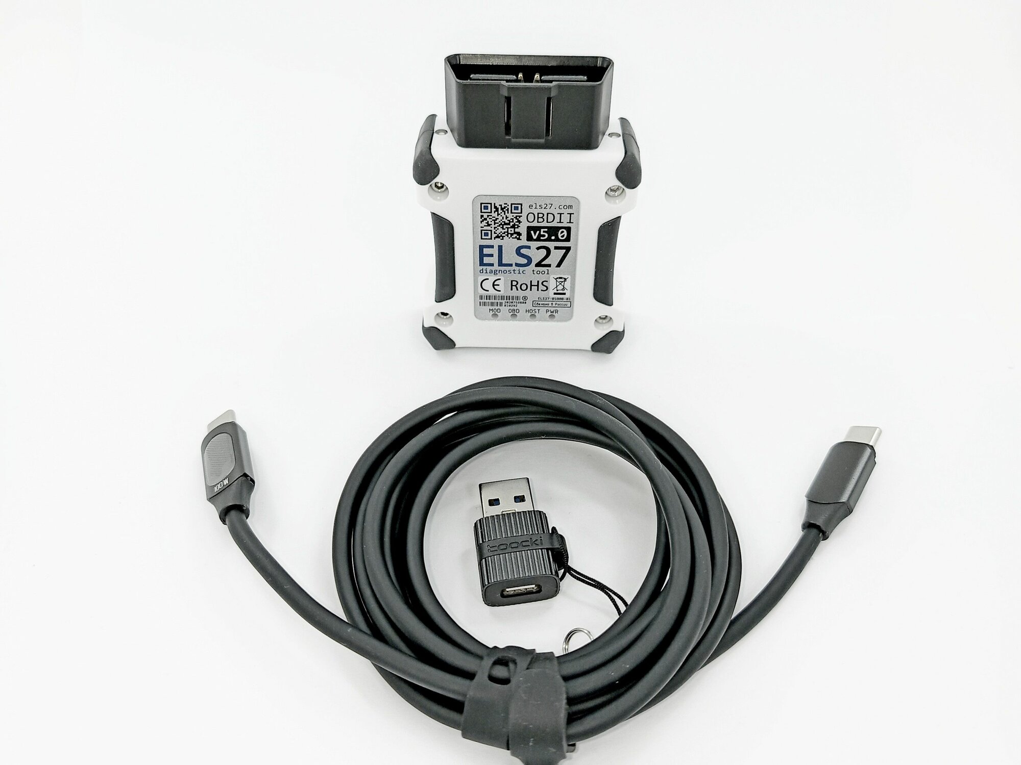 Автосканер ELS27 v5.0 Start (ЕЛС27 Оригинал) для Ford/Mazda - Forscan, ELMconfig, FoCCCus, STool