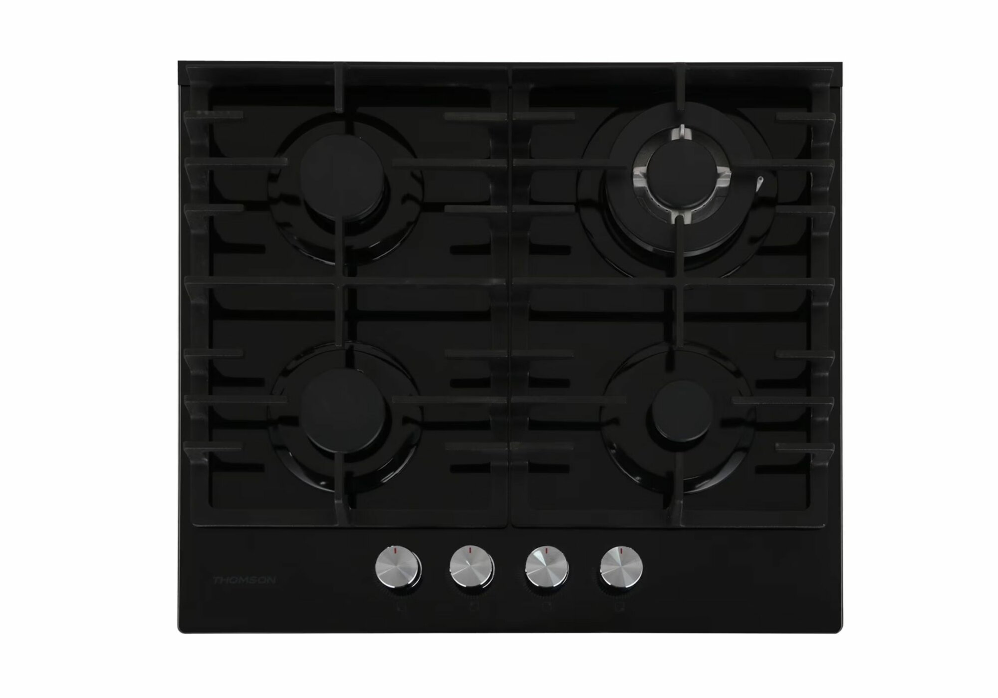 Варочная поверхность Thomson HG20-4I03, газовая, 4 конфорки, WOK, черный