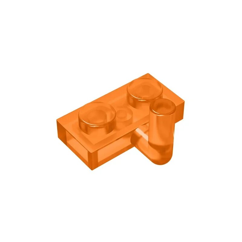 Красный LEGO Brick 1x2 с крючком, Цвет: 010 — фото 1