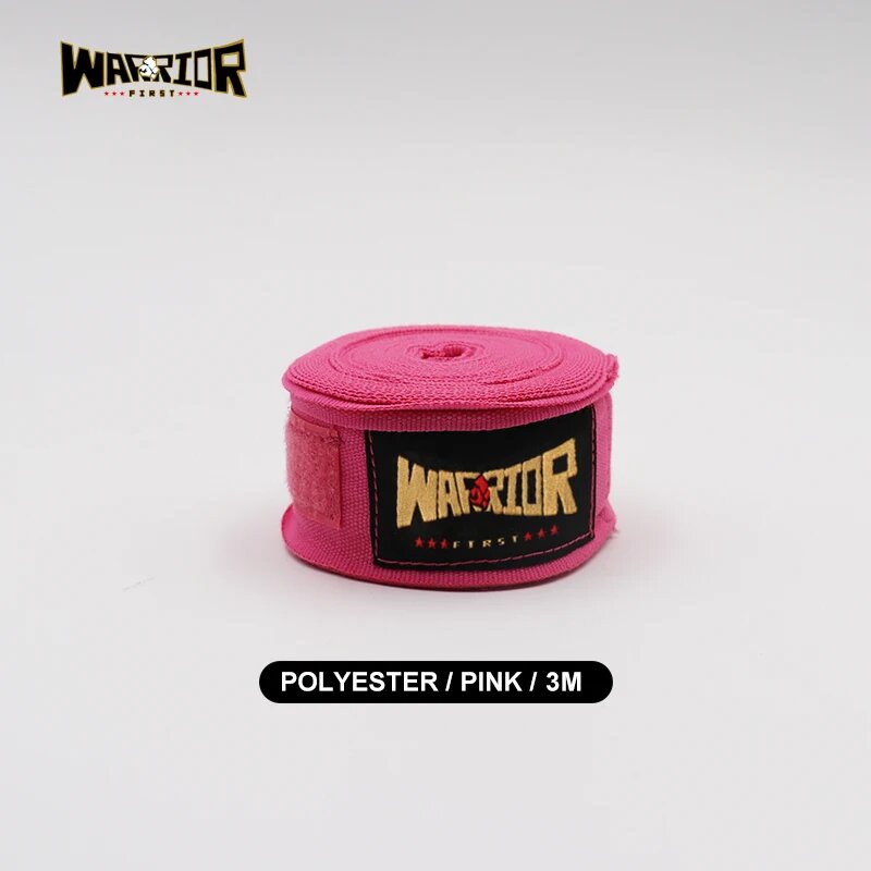 WARRIOR FIRST Боксерские бинты 3 м/5 м Розовый, 3m, pink