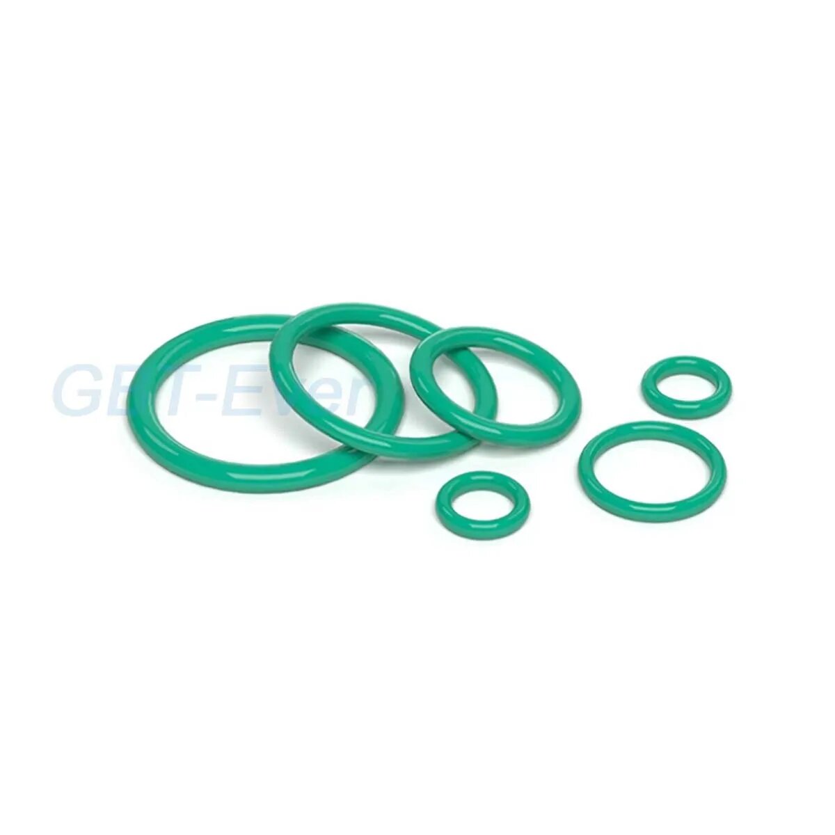 Уплотнительное кольцо FKM зелёное 3,5 мм OD 14mm (20Pcs) — фото 1