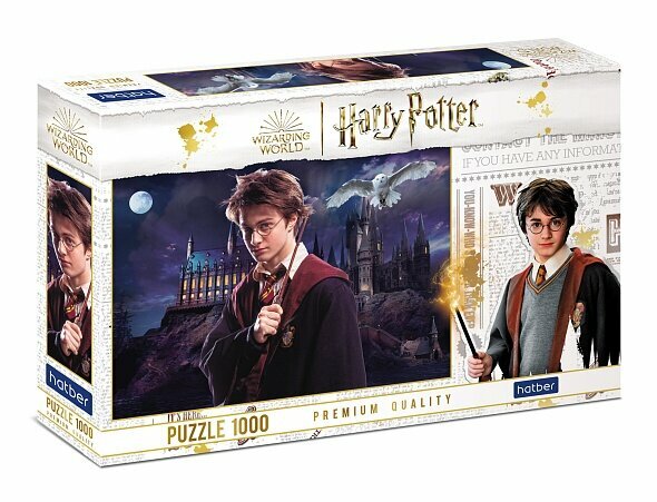 Пазлы 1000 деталей. Гарри Поттер (Premium) 1000ПЗ227716, (Хатбер-М)