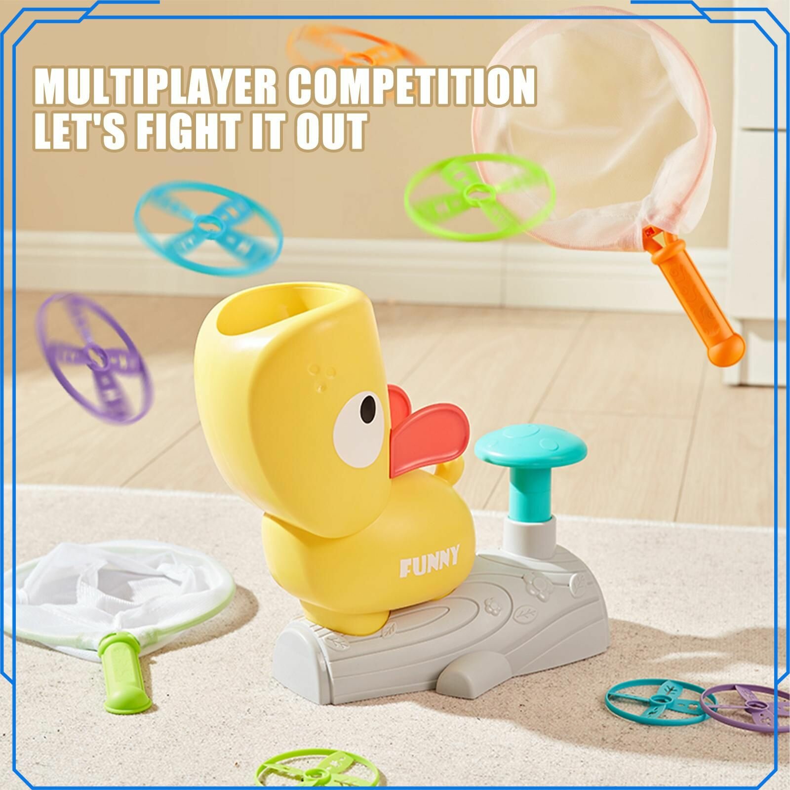 Детские спортивные способности, развлечения на свежем воздухе, интерактивная игрушка, фрисби-пусковая установка