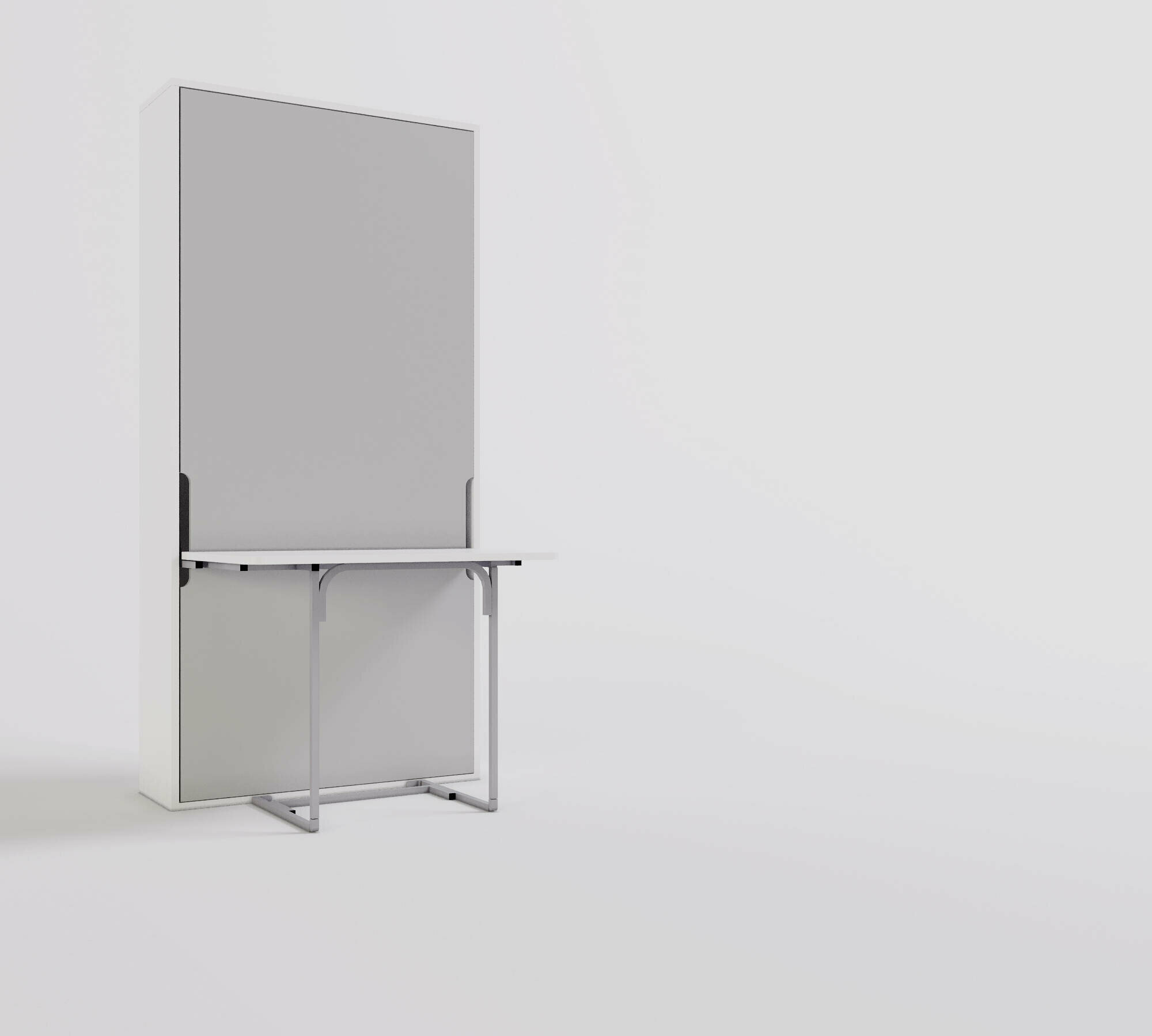 Шкаф кровать-трансформер со столом Летто Таволо 900 Лайт Тренд