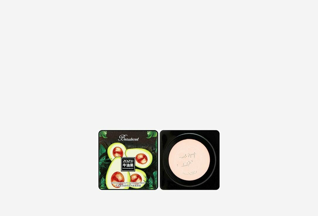 Кушон для лица 3 в 1 ZOZU avocado extract 20 г 02. Слоновая кость