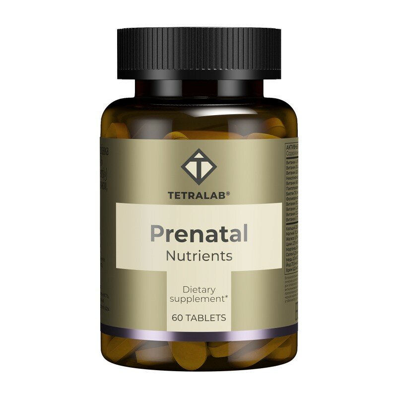 TETRALAB пренатал Мультивитамины и минералы для беременных таблетки №60