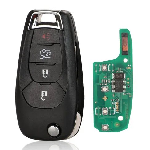 Умный Автомобильный Ключ-брелок Jingyuqin С Чипом ID46/PCF7941E Для Chevrolet Cruze, Aveo, Trailblazer, 315/433 МГц, 2/3/4 Кн.