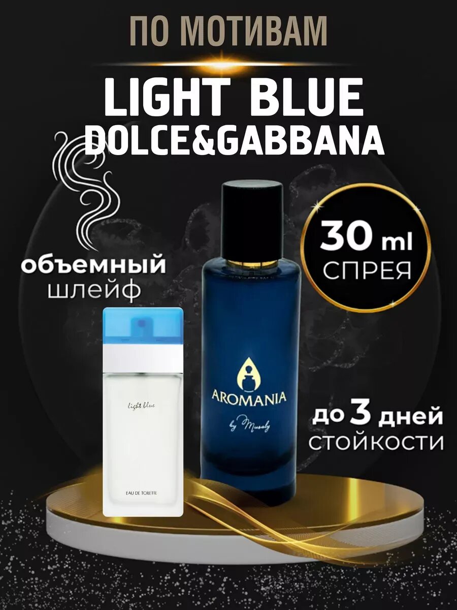 Духи по мотивам LIGHT BLUE DOLCE&GABBANA
