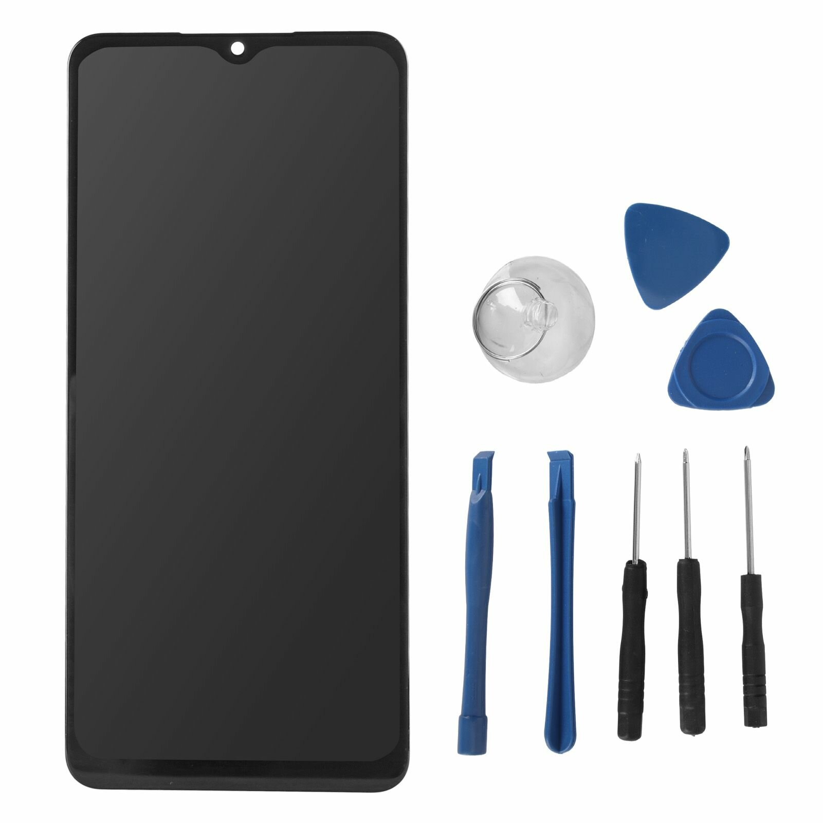 Черный полный ЖК-дисплей, полная замена экрана, 6,5-дюймовый ЖК-дисплей, замена дигитайзера сенсорного экрана в сборе для Samsung Galaxy A04s SM A047F