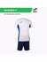 Костюм спортивный JOMA Базовая коллекция, размер S, белый, синий