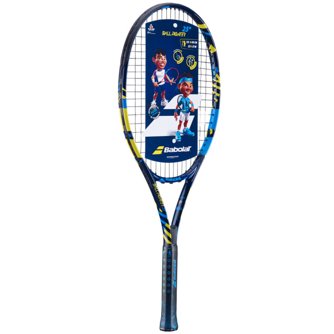 Ракетка для тенниса детская Babolat Junior 25 BallFighter, Blue, 02