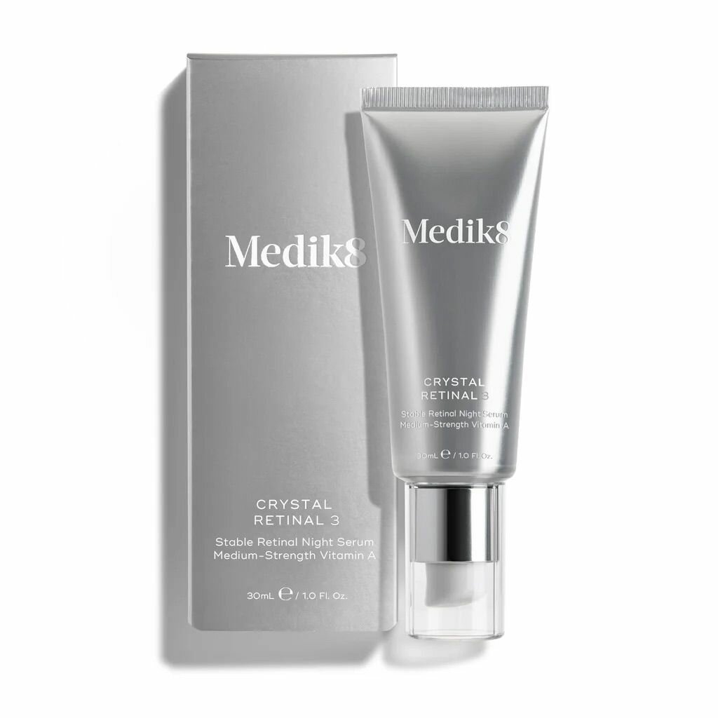 Medik8 Crystal Retinal 3 Serum 30 мл сыворотка для лица с ретиналем, антивозрастной уход, омоложение кожи