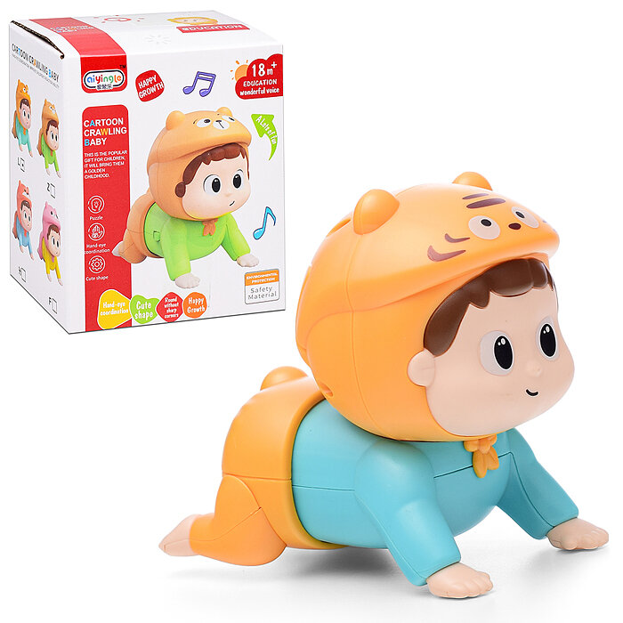 Игрушка развивающая 368-46L "Музыкальный пупс" в коробке