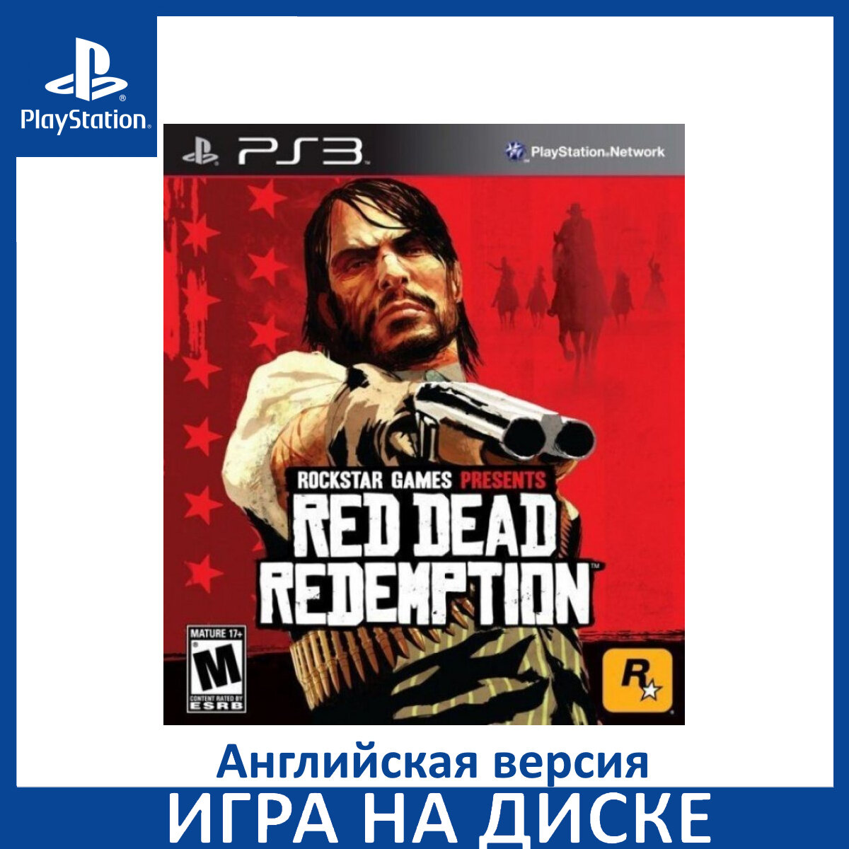 Игра RDR: Red Dead Redemption PS3 Английский язык Диск на PlayStation 3