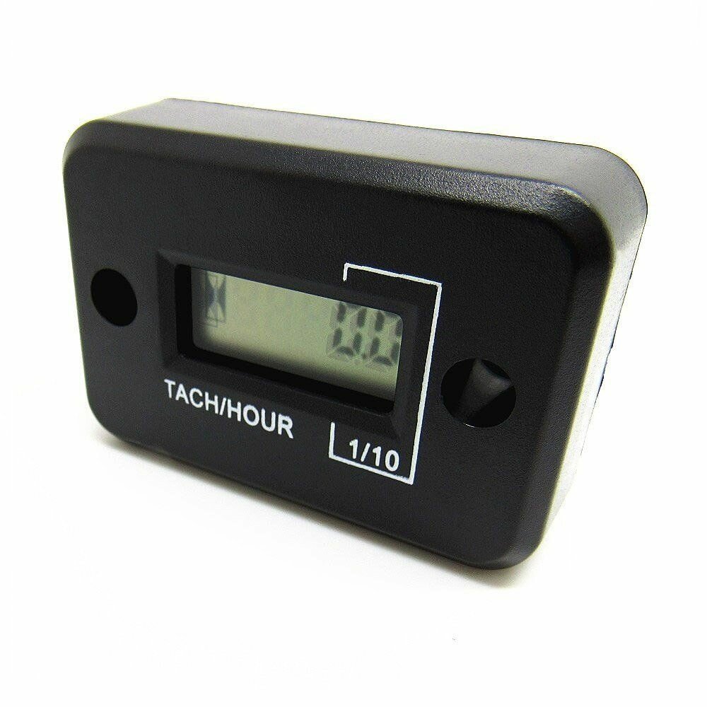 Счетчик мотачасов с тахометром для 2Т двигателей SM-PARTS, SMP-012 черный