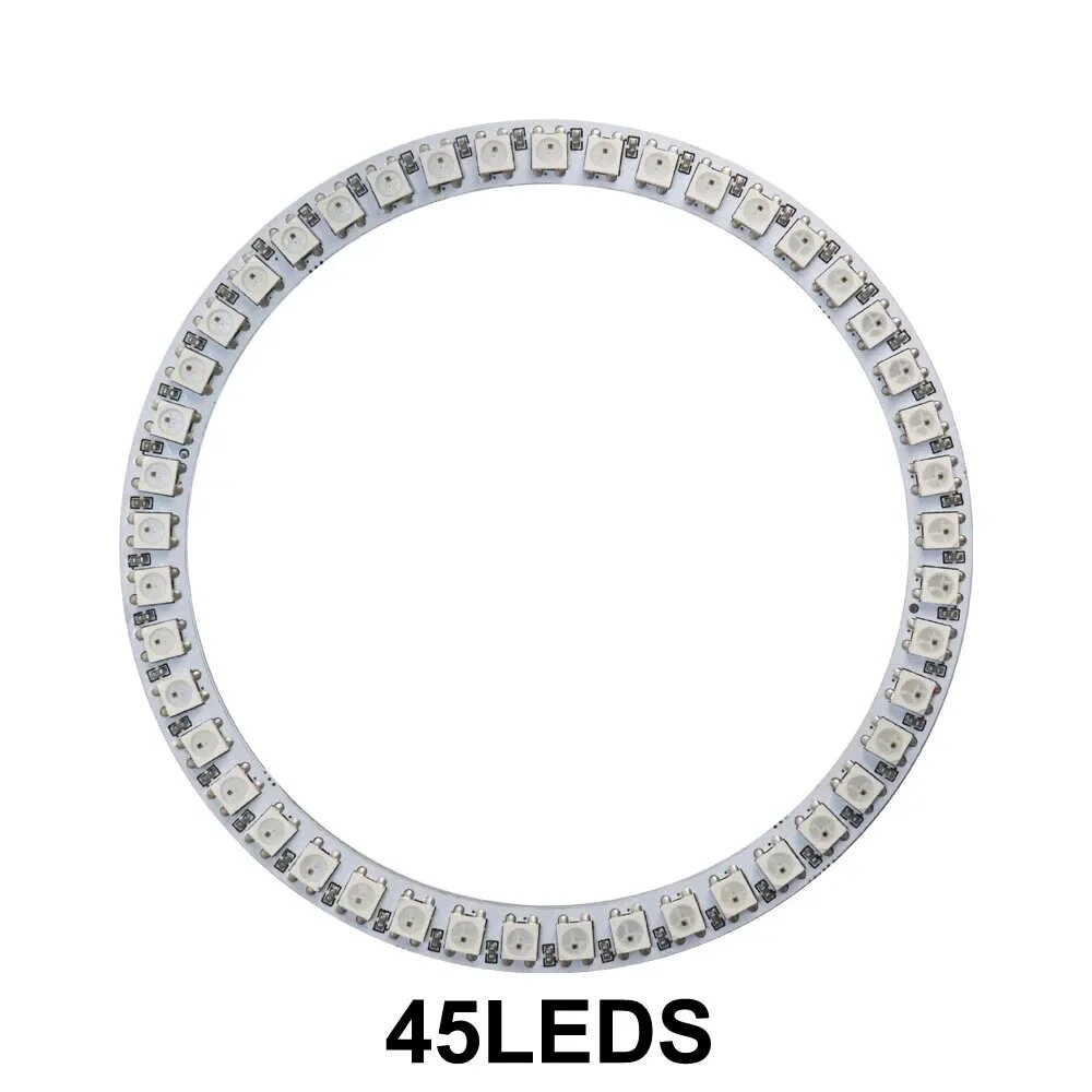 TNALANT RGBIC светодиодное кольцо WS2812 White 45LEDS, 1PCS