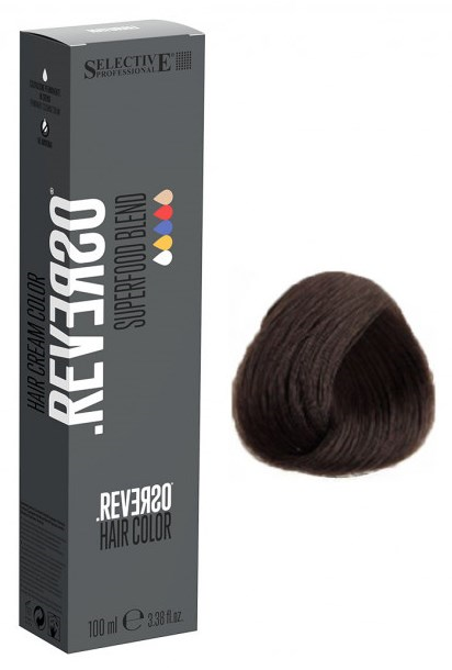 Краска для волос Selective Professional Reverso Hair Color, 4.00 Каштановый интенсивный