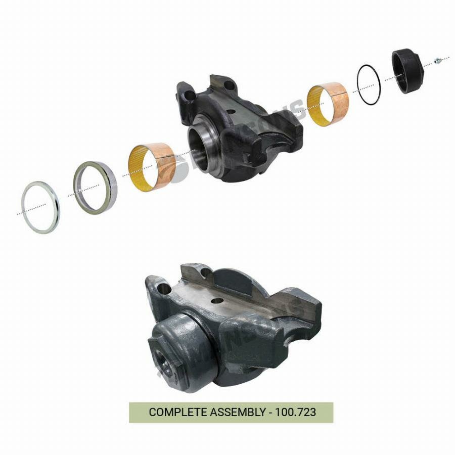 Кронштейн балансира Scania 4 100.723 (Mansons)