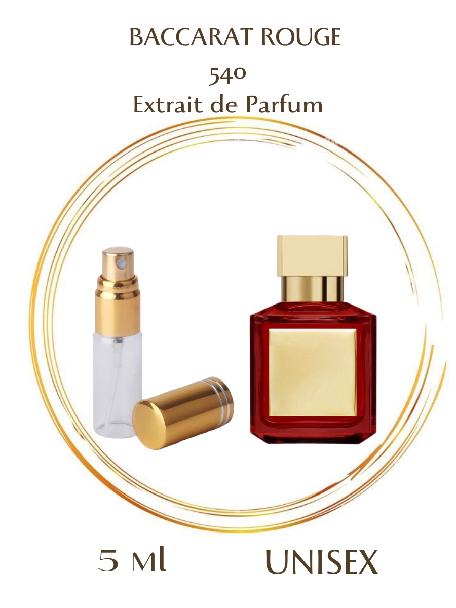 Духи парфюм Baccara Rouge 540 Extrait de Parfum спрей 5 мл унисекс, восточные, цветочные