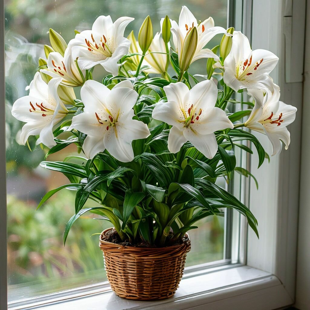 Лилия горшечная, семена для комнатного выращивания