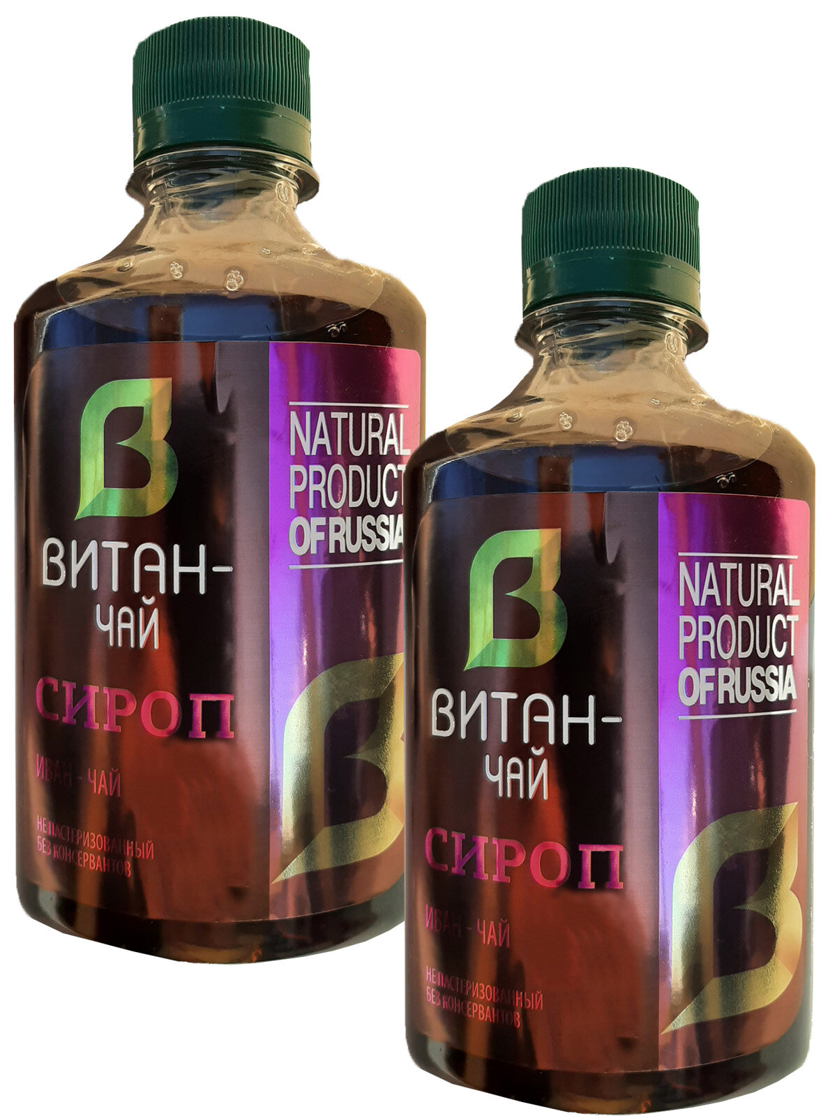 Сироп Витан-чай на основе экстракта иван-чая, оздоровительный, 250 мл х 2 шт