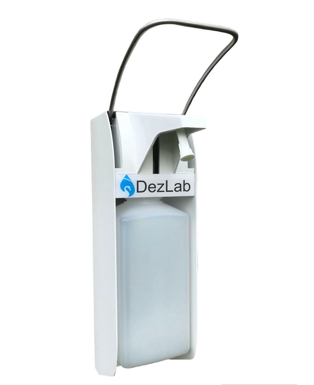 Дозатор для жидкого мыла и антисептика металлический