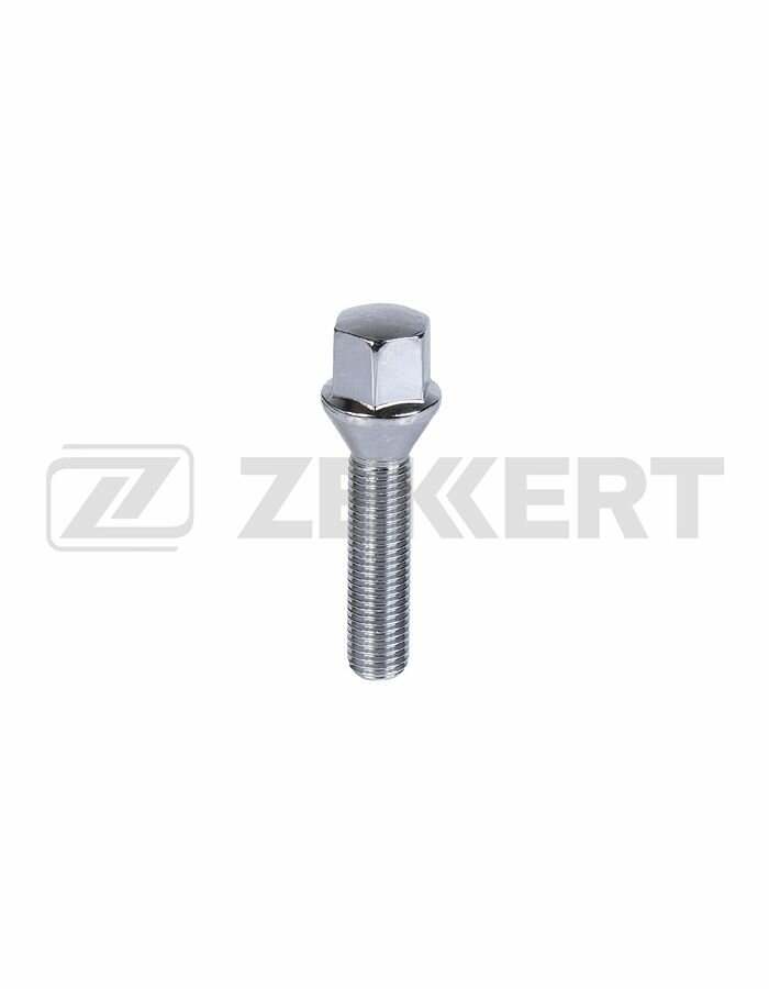 Болт колесный конус M12x1 5 длина резьбы 45 ключ 17 цинк (цена за 1шт.)